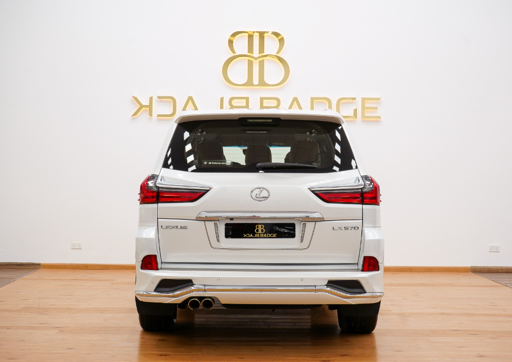 LEXUX LX 570 WHITE 2020, FULL-SERVICE HISTORY WITH UNDER WAR